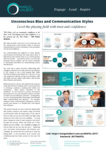 WAPOL 2017 Unconscious Bias and Communication Styles - Margo Halbert
